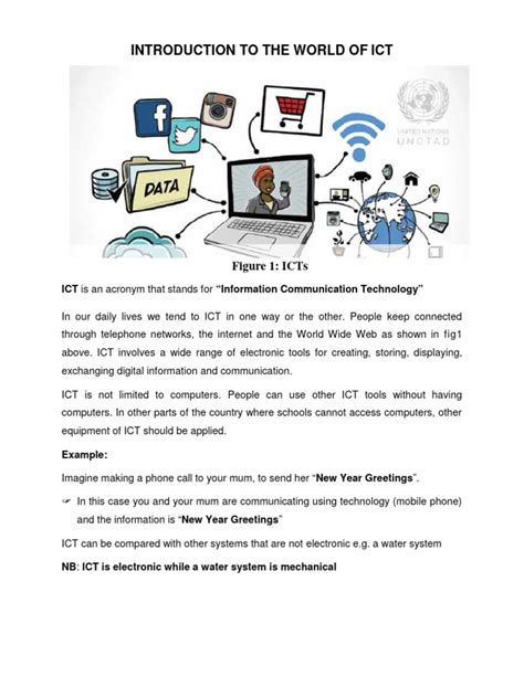 S1 Ict Notes Pdf Information Technology Information And Communications Technology