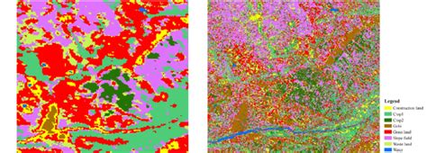 Single Source Classification Results Of A Modis And B Landsat Data Download Scientific