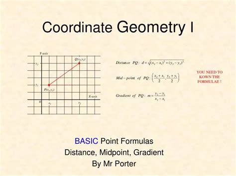 PPT Coordinate Geometry I PowerPoint Presentation Free Download ID