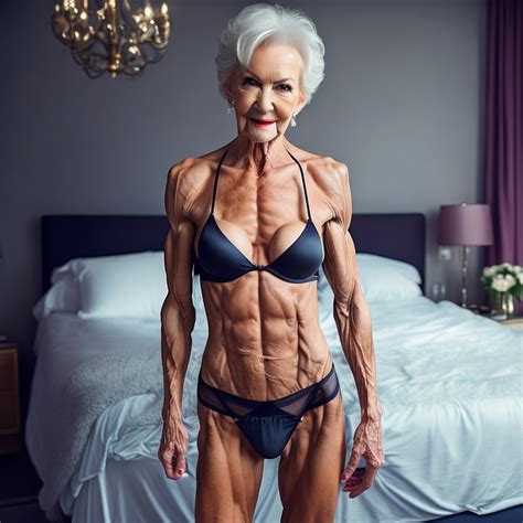 Rpg 40 Sexy Sideview Photo Of Very Skinny Granny V By Grannymaster On