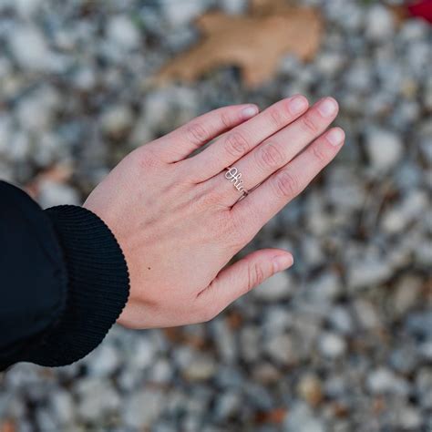 Osu Script Ohio Ring With Ruby Size 6 By Diamond Cellar Diamond Cellar