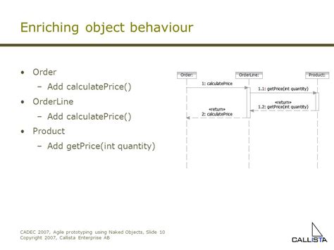 Agile Prototyping Using Naked Objects Ola Deibitsch Callista Enterprise