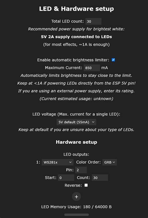 Wled Esp32 With Led Not Working Arduino Core Electronics Forum