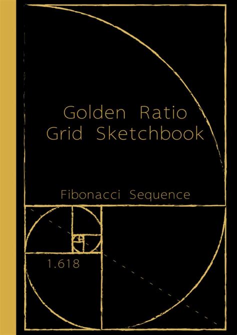 Buy Golden Ratio Grid Sketchbook Fibonacci Sequence 1618 Golden