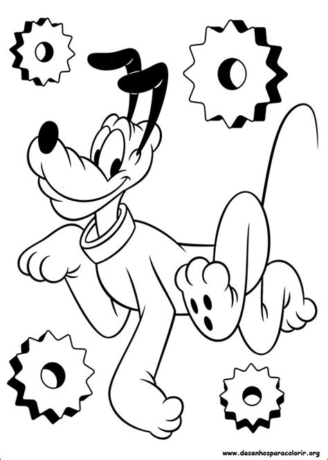 Pluto Para Colorir