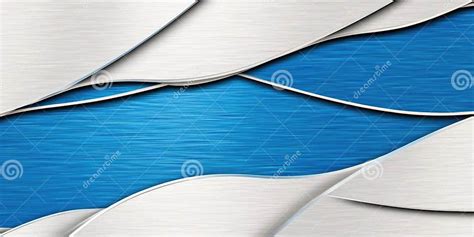 Abstract Metallic Wave Pattern With Blue Background Stock Image Image Of Modern Blue 357354079