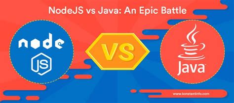 Nodejs Vs Java A Detailed Comparison
