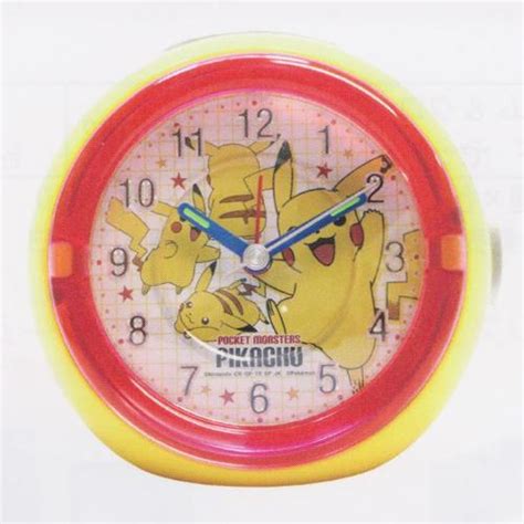 Pokemon 欠品プラスト ティーズファクトリー Ledクロック 目覚まし時計 メロディポケットモンスター ポケモン ピカチュウ