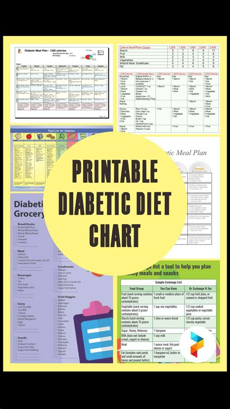 20 Best Printable Diabetic Diet Chart Pdf For Free At 41 Off