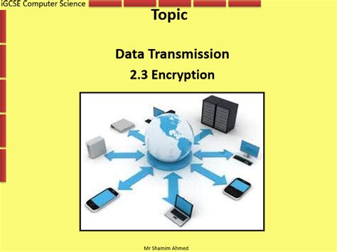 IGCSE Computer Science Unit Data Transmission Encryption Teaching Resources