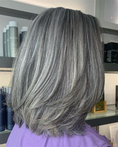 30 Coolest Ideas On Gray Blending For Dark Hair Artofit