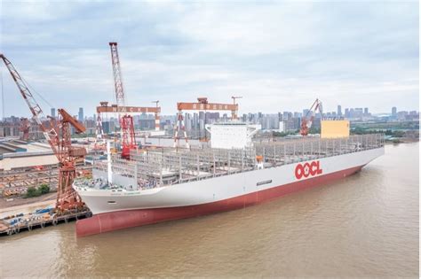 OOCL Launches Second 16 828 TEU Vessel OOCL Iris The Transport Data
