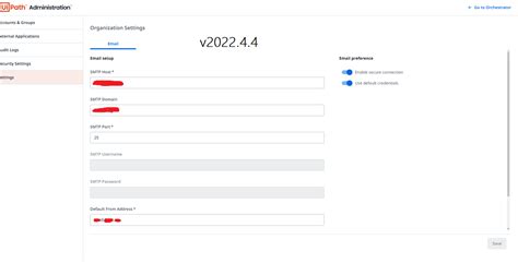 Unable To Configure Smtp Server In Mail Settings For Stand Alone On