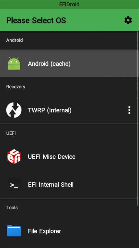 Efidroid A Second Stage Bootloader Using Uefi Firmware To Multiboot