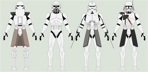 Star Wars Clone Trooper Armor Variants By Arbiter376 Clone Trooper