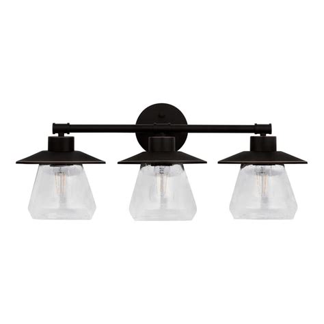Hampton Bay Northmoore 26 In 3 Light Oil Rubbed Bronze Farmhouse