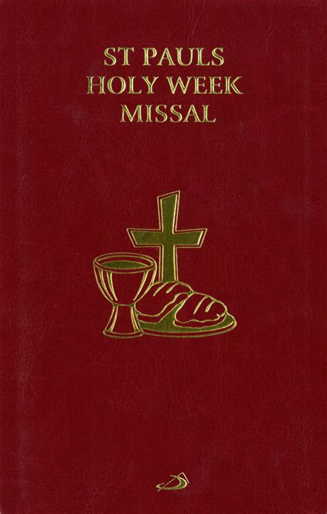 St Pauls Holy Week Missal Peoples Edition Missals And Mass Books