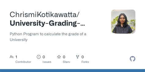 Github Chrismikotikawattauniversity Grading System Python Program To Calculate The Grade Of