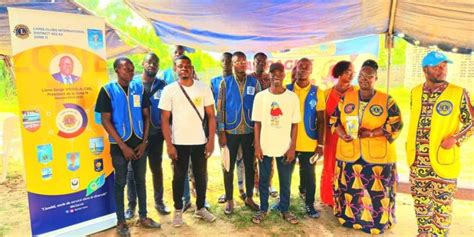 Campagne de prévention des affections bucco dentaires Les Lions de la Zone sensibilisent
