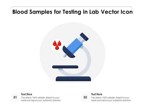 Blood Samples For Testing In Lab Vector Icon Ppt PowerPoint Presentation File Visuals PDF