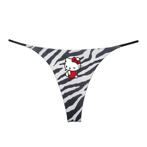 Ropa Interior Sexy De Hello Kitty Sanrio Tanga De Anime Estilo