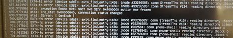 Dual Boot Hard Drive Error Ext4 Fs Error Failed To Write Entry