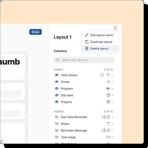 Customize Row Layouts Coda Help Center