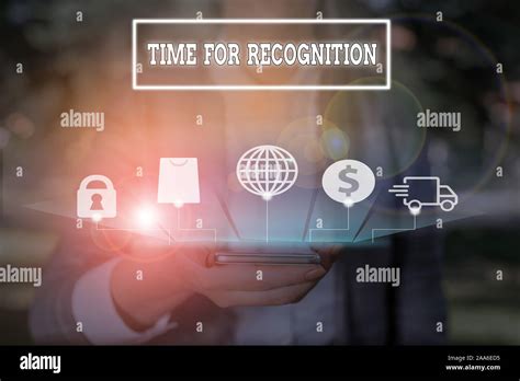 Handwriting Text Writing Time For Recognition Conceptual Photo Acknowledgement Interval Between