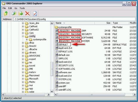 Файл Windowssystem32configsystem