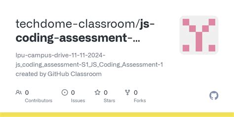 Github Techdome Classroomjs Coding Assessment Suryansh8725 Lpu
