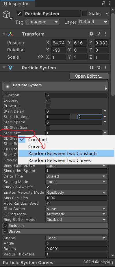 Unity粒子系统（1）烟雾跟随unity 粒子 烟雾 Csdn博客