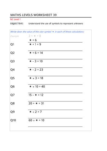 Using Symbols Teaching Resources