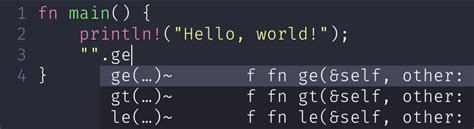 When Completing Methods Jumps Into List Issue Fannheyward Coc Rust Analyzer Github