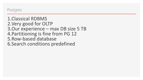 relational databases for bigdata ppt
