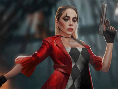 1600x1200 Lady Gaga As Harley Quinn In Joker 2 Wallpaper1600x1200