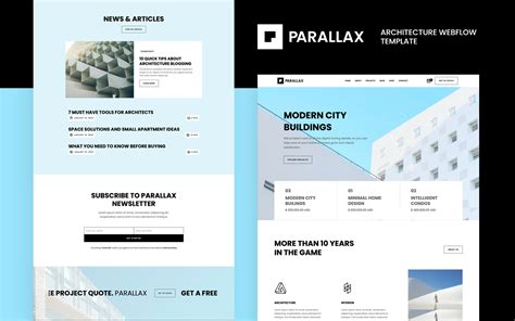 Parallax Architecture Html5 Responsive Website Template