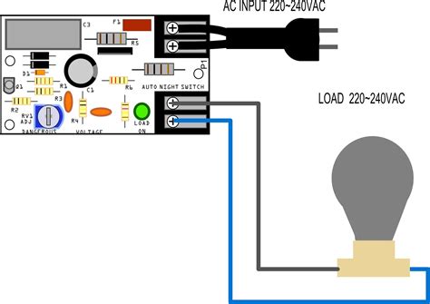 Schematic Diagram Of Night Switch Circuit Diagram