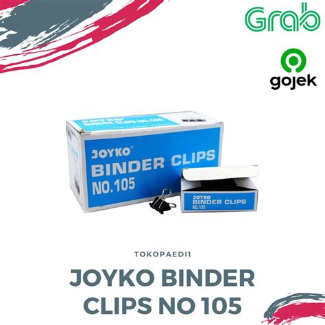 Jual BINDER CLIP JOYKO NO 105 UKURAN KECIL Shopee Indonesia
