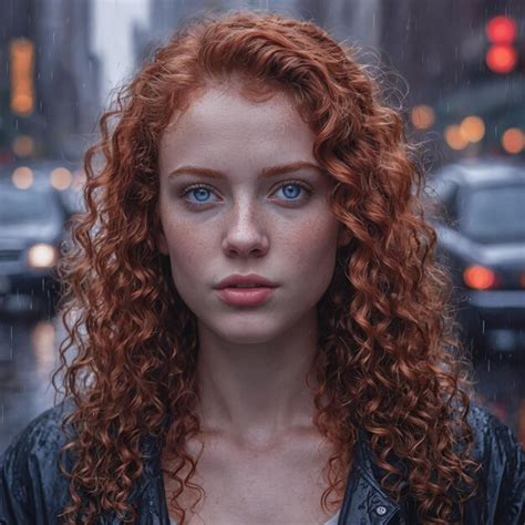 Premium Photo Beautiful Girl On The Street In A Big City
