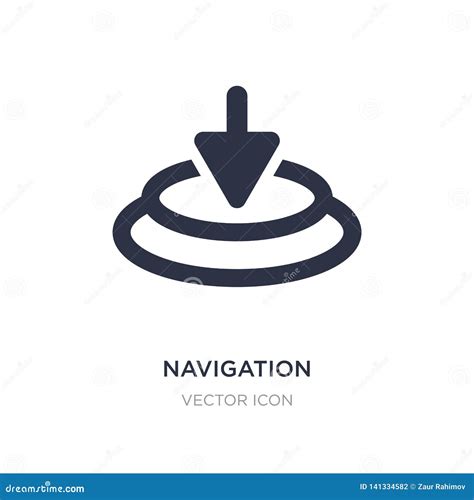 Navigation Icon On White Background Simple Element Illustration From