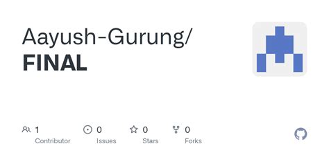 Github Aayush Gurung Final