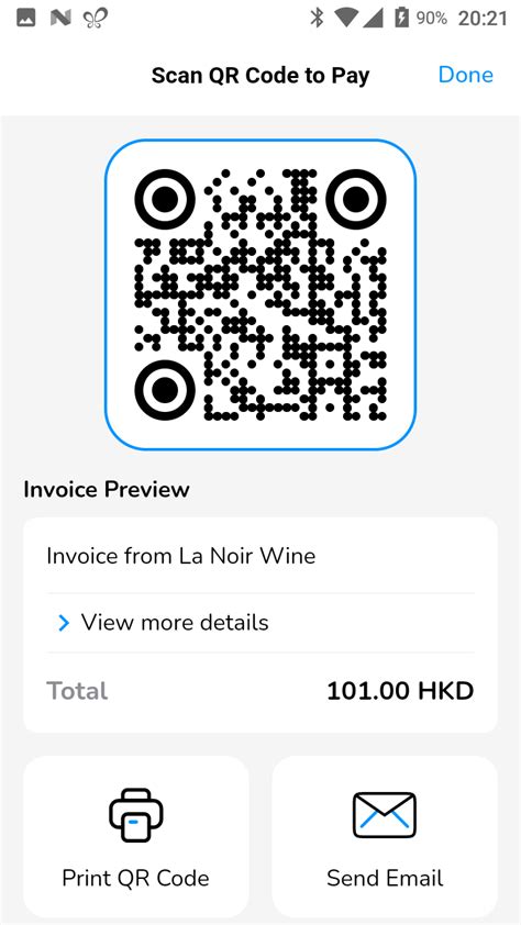 Create An Invoice With Qr Code