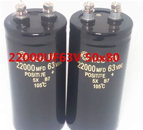 새로운 63v 22000uf 전해 커패시터 22000UF 63V 50x80mm|교체부품&액세사리| - AliExpress
