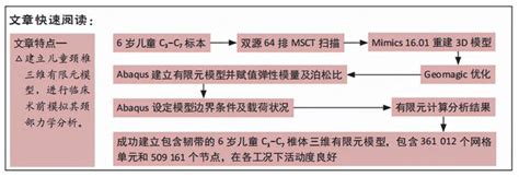 6歲兒童下頸椎有限元模型建立及有效性驗證 每日頭條