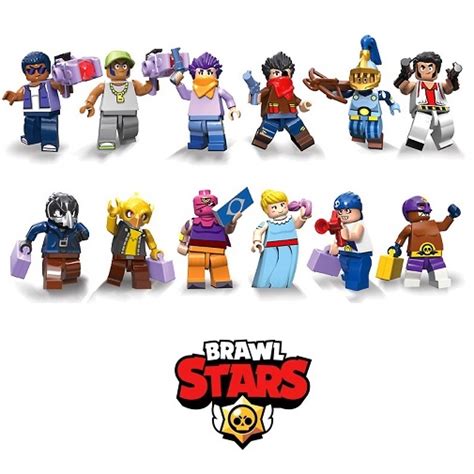 Фигурки для Лего Бравл Старс (12 шт) Brawl Stars купить Игровая ...