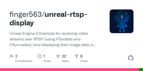 Github Finger Unreal Rtsp Display Unreal Engine Example For