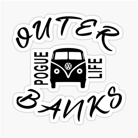 Outer Bankspogue Life Sticker For Sale By Soufax Redbubble
