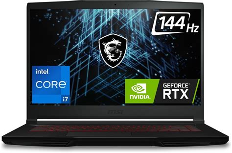 Msi Gf63 Thin Intel Core I7 11800h 40cm Fhd 144hz Gaming Laptop