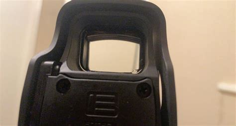 Anyone Ever See Eotech Glass Chip In The Corner Like This Less Than A