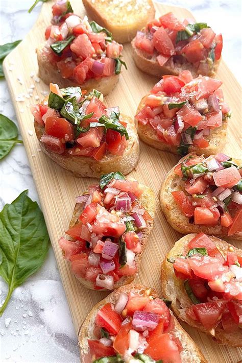 Classic Tomato Basil Bruschetta
